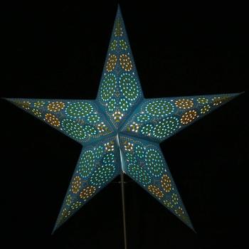 Pagodashop - Rondo türkis - Faltbarer Leuchtstern, Weihnachtsstern aus ...