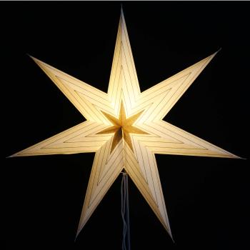 Pagodashop - Harleen White - Faltbarer Leuchtstern, Weihnachtsstern aus ...