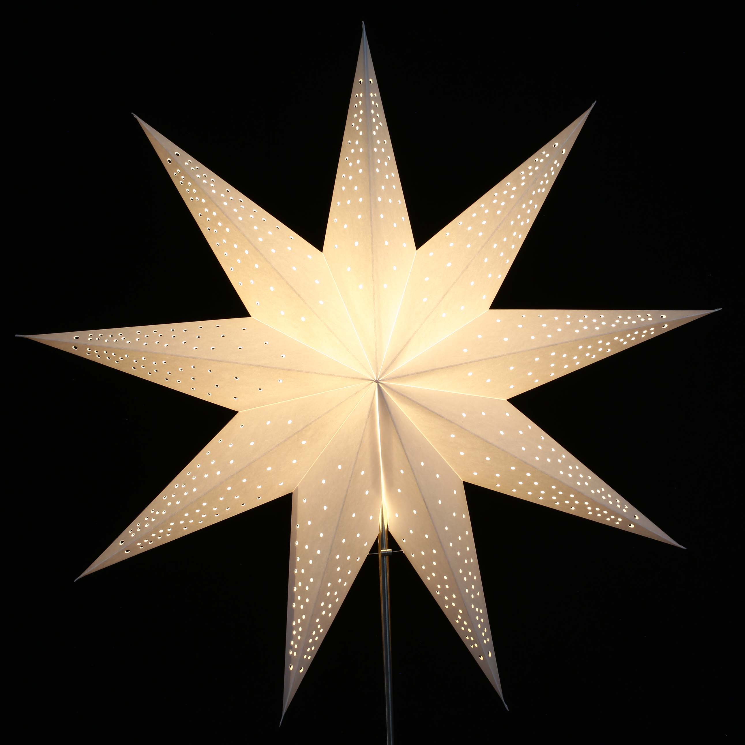 Pagodashop - Anemone White - Foldable glowing star, paper poinsettia ...