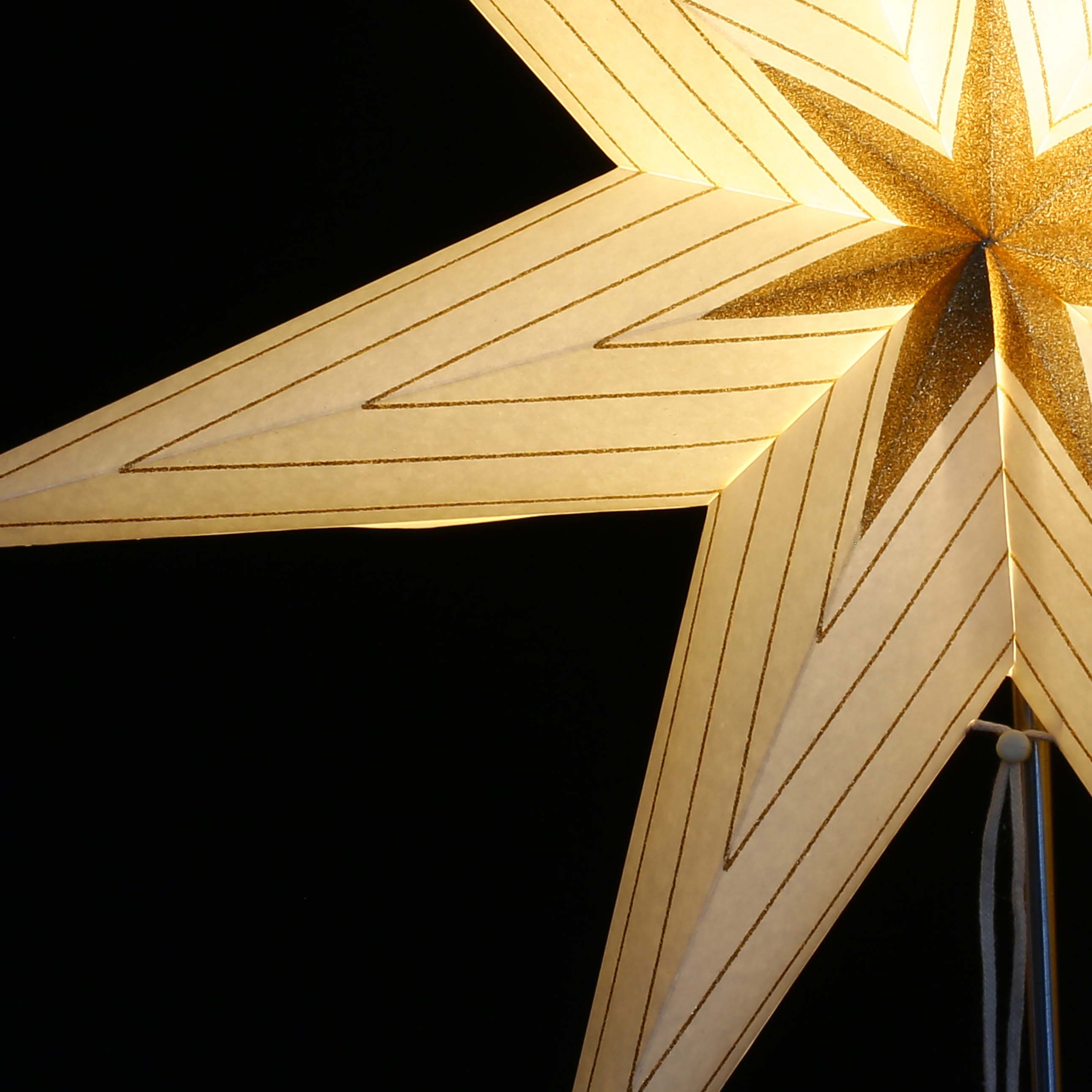 Pagodashop - Harleen White - Faltbarer Leuchtstern, Weihnachtsstern aus ...